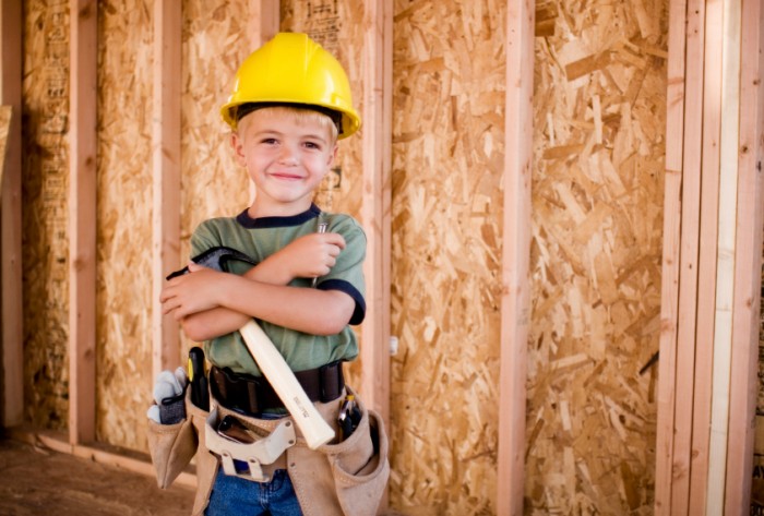 kid construction worker - Ledyard Public Library