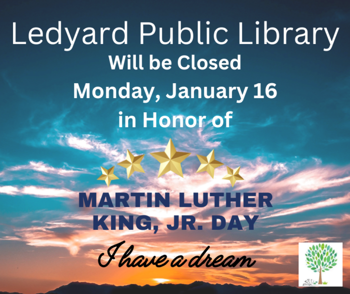 martin luther king, jr. day - Ledyard Public Library martin luther king, jr. day - Ledyard Public Library