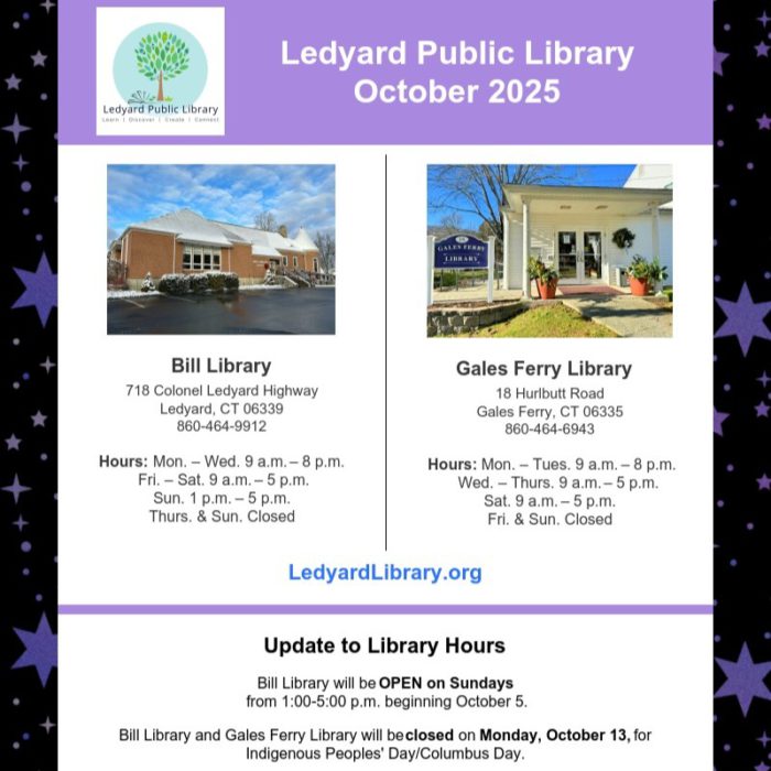 Ledyard Public Libraries | Bill Library | Gales Ferry Library